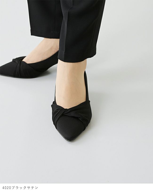 ターバンリボン ポインテッドトゥ パンプス 送料無料 | welleg